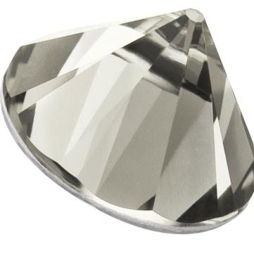 Preciosa Spike Cone - Black Diamond - Hot Fix